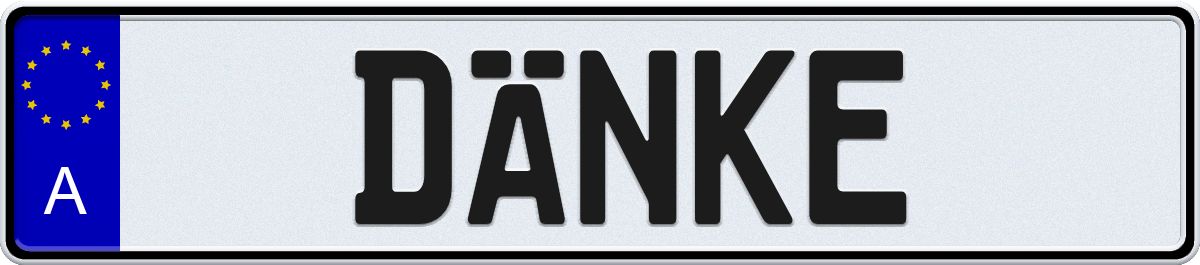 EEC Austria License Plate – CustomEuroPlates.com