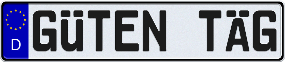 CustomEuroPlates.com Custom European License Plates