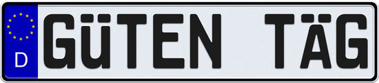 CustomEuroPlates.com Custom European License Plates