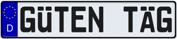 CustomEuroPlates.com Custom European License Plates