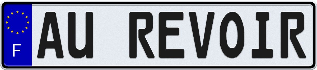 EEC French License Plate – CustomEuroPlates.com