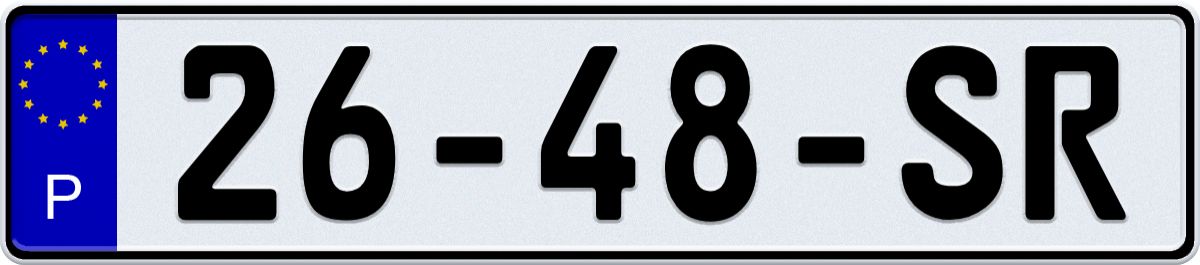 EEC Portugal License Plate – CustomEuroPlates.com
